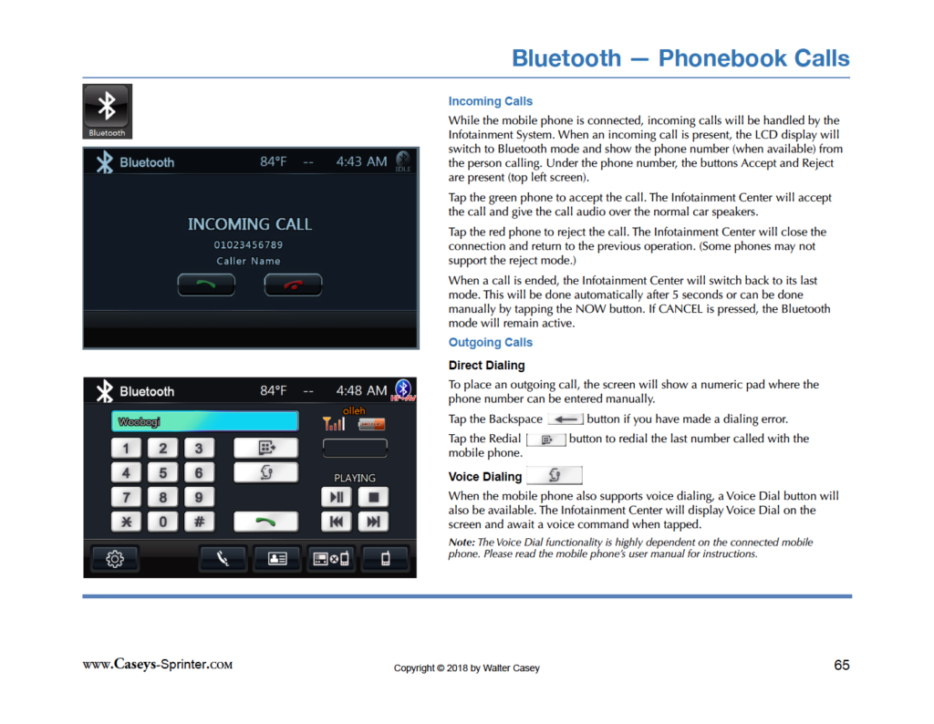 Infotainment Center Tutorial | Mercedes Sprinter Manual