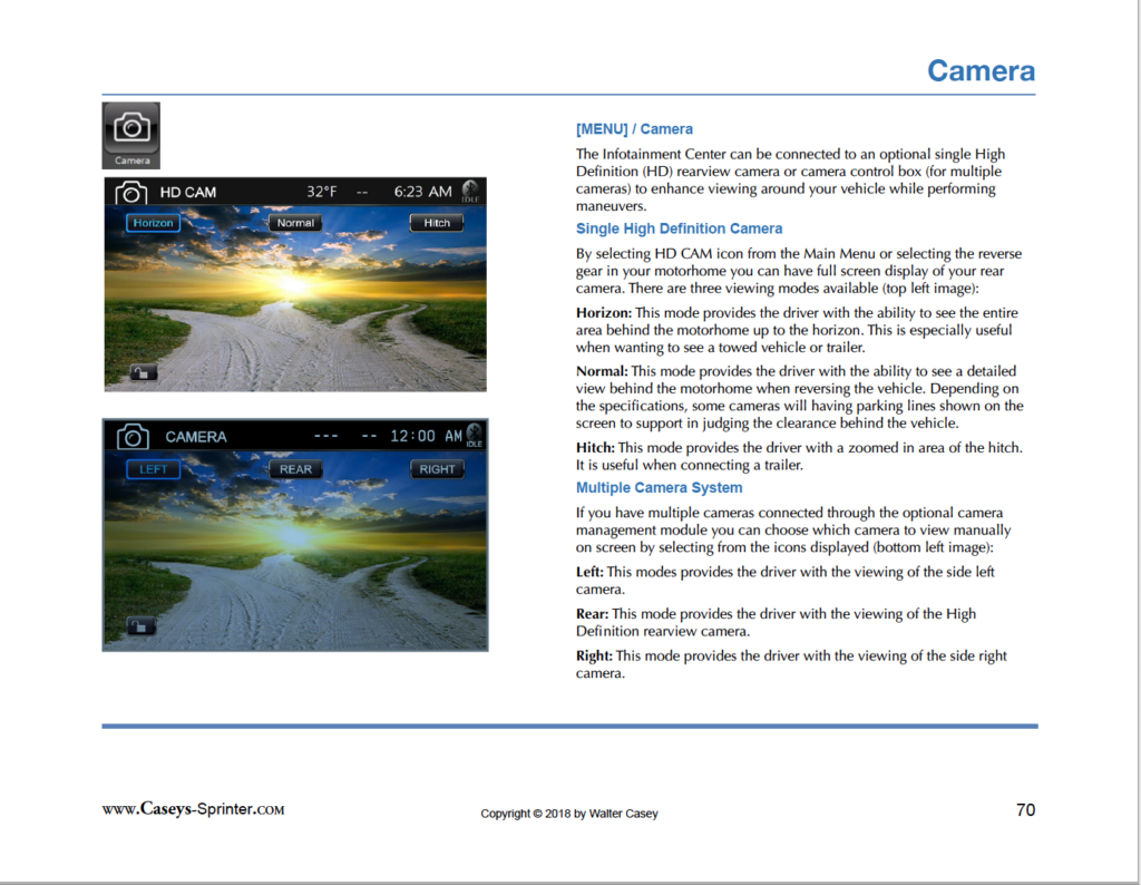 Infotainment Center Tutorial | Mercedes Sprinter Manual